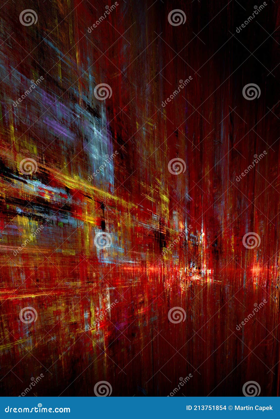 Abstract City Lights, Modern Urban Stock Illustration - Illustration of ...