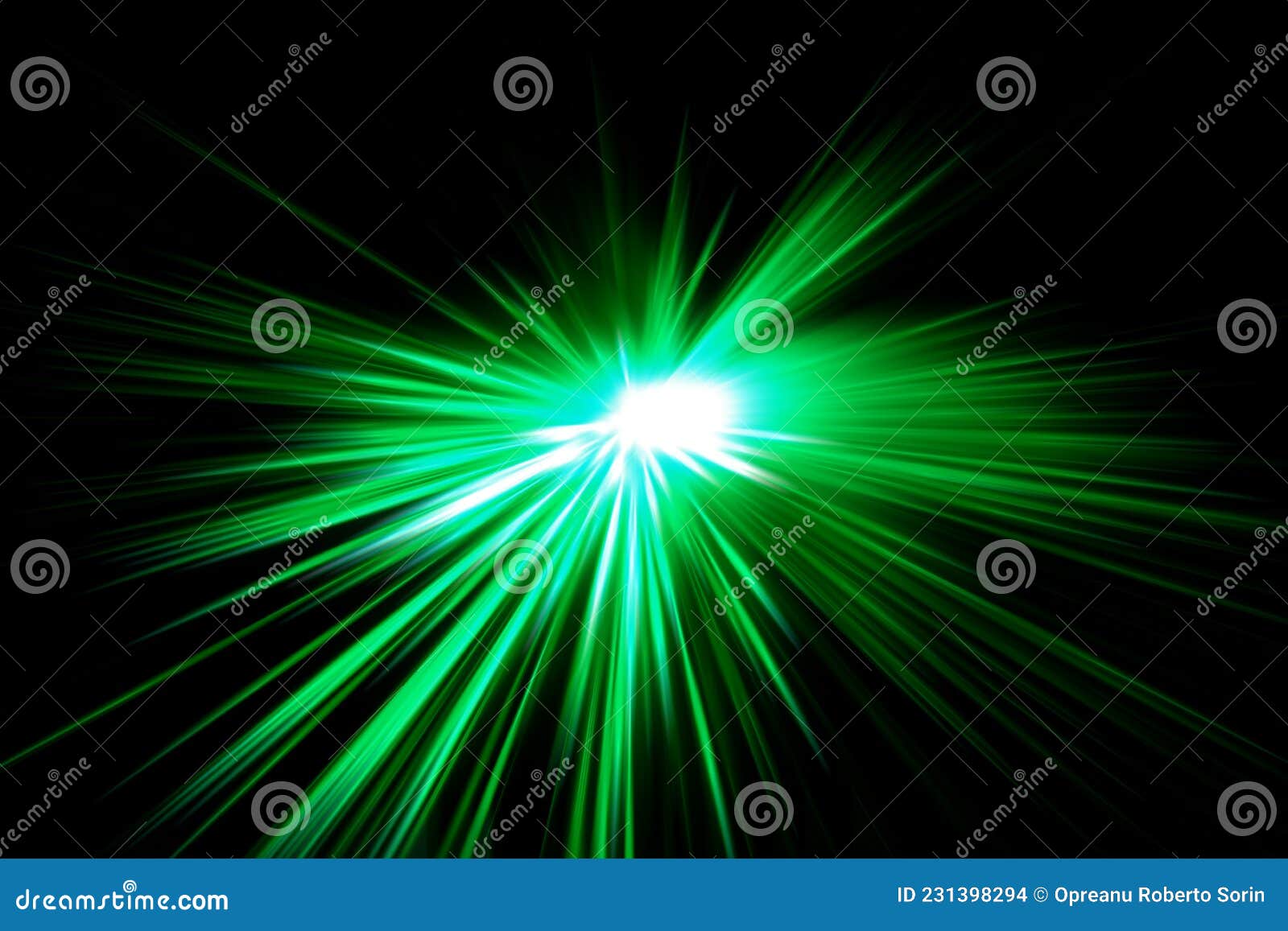 Abstract City Street Light Explosion Effect Stock Photo - Image of ...