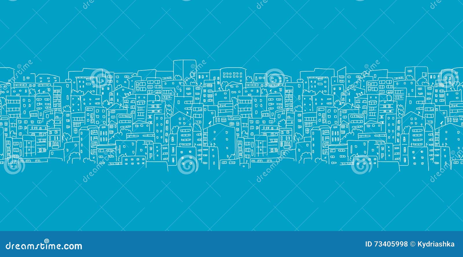 Abstract Cityscape Background, Seamless Pattern for Your Design Stock ...