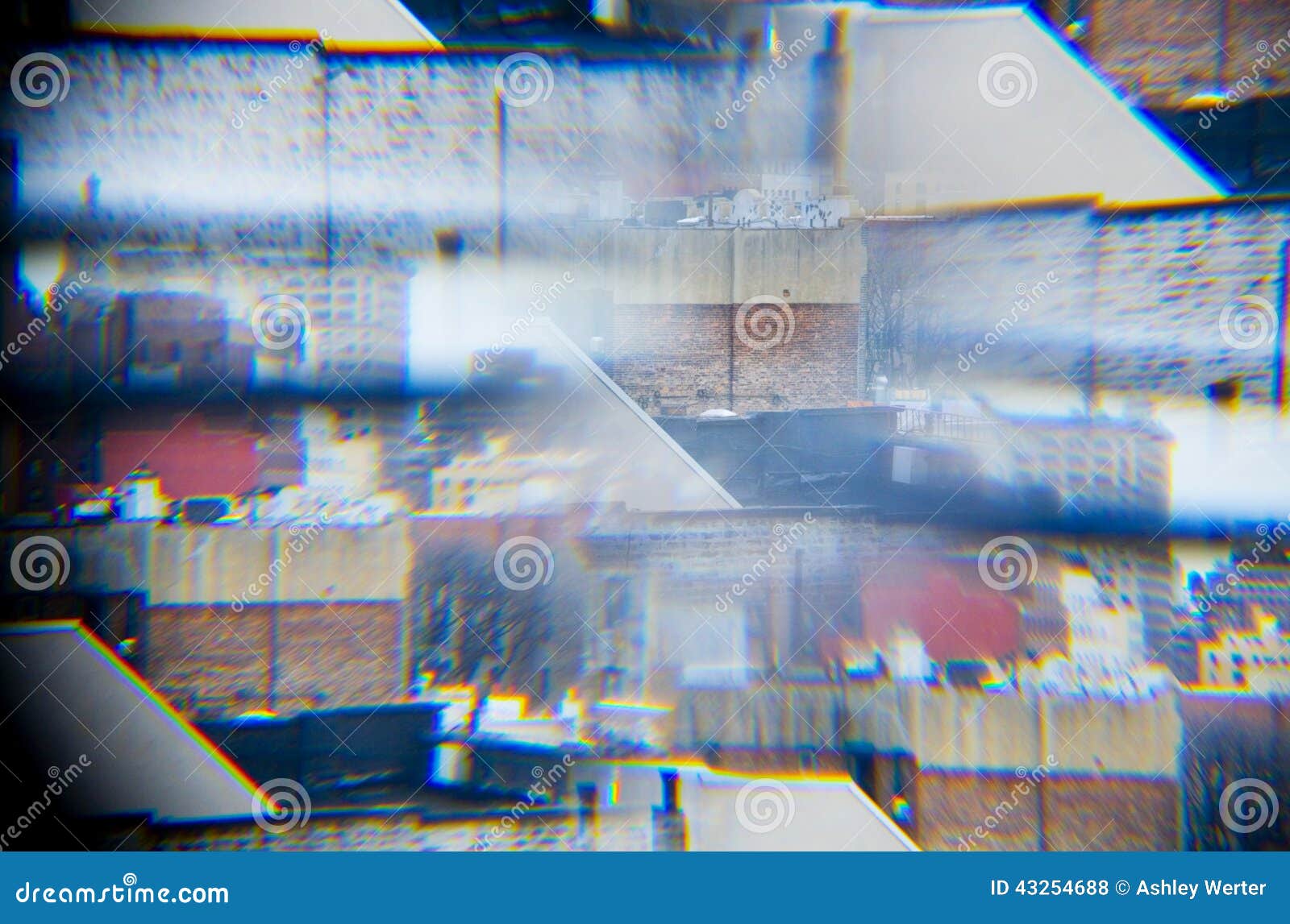 Abstract Cityscape stock photo. Image of color, distorted - 43254688