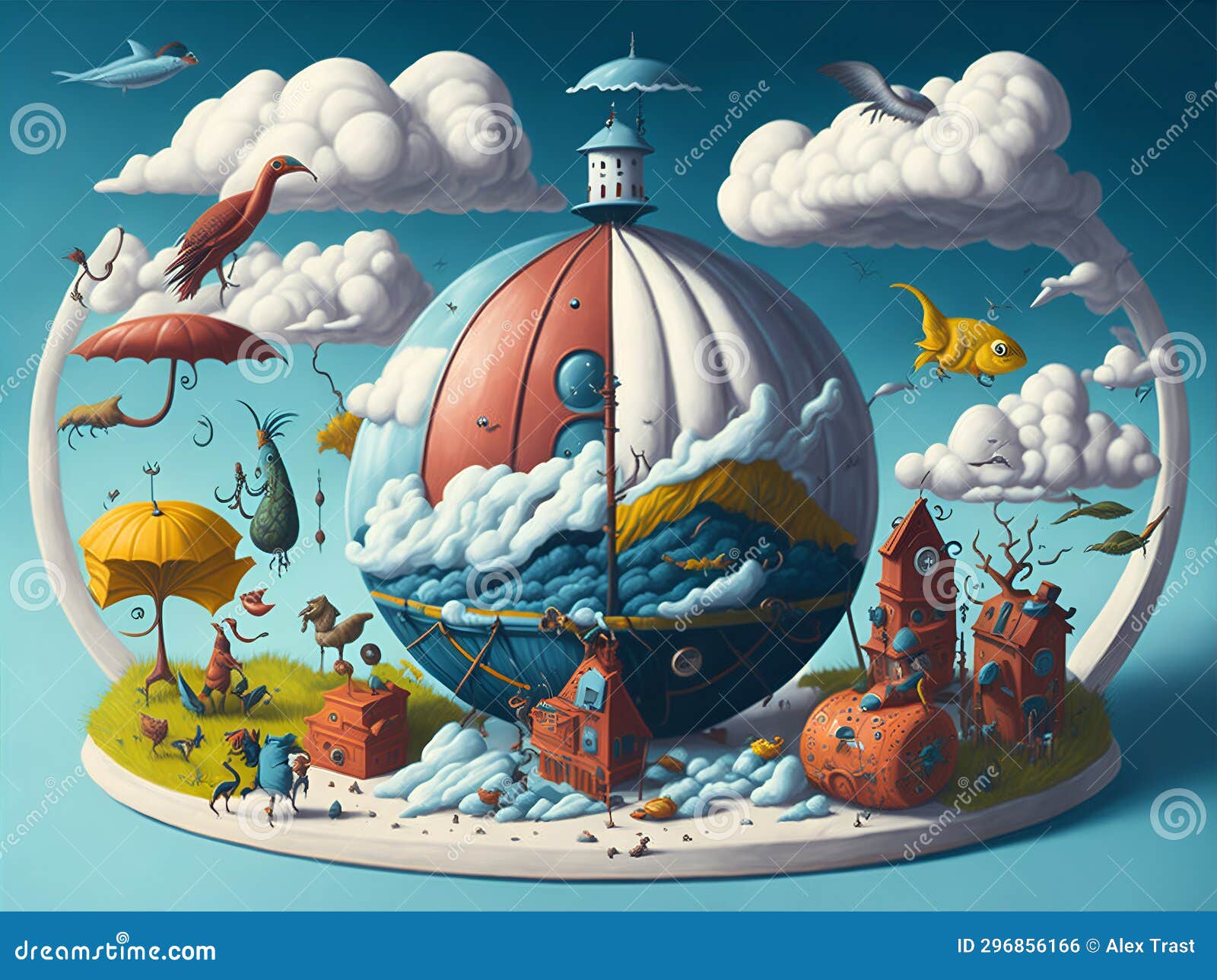 Abstract Civilization Unveiled. AI Generated Stock Illustration ...