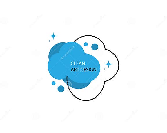 Abstract Clean Color Logo Template Stock Illustration - Illustration of ...