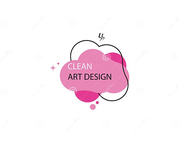 Abstract Clean Color Logo Template Stock Illustration - Illustration of ...