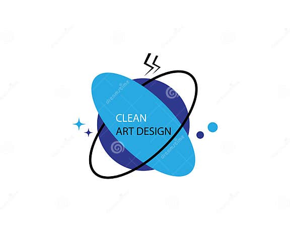 Abstract Clean Color Logo Template Stock Illustration - Illustration of ...