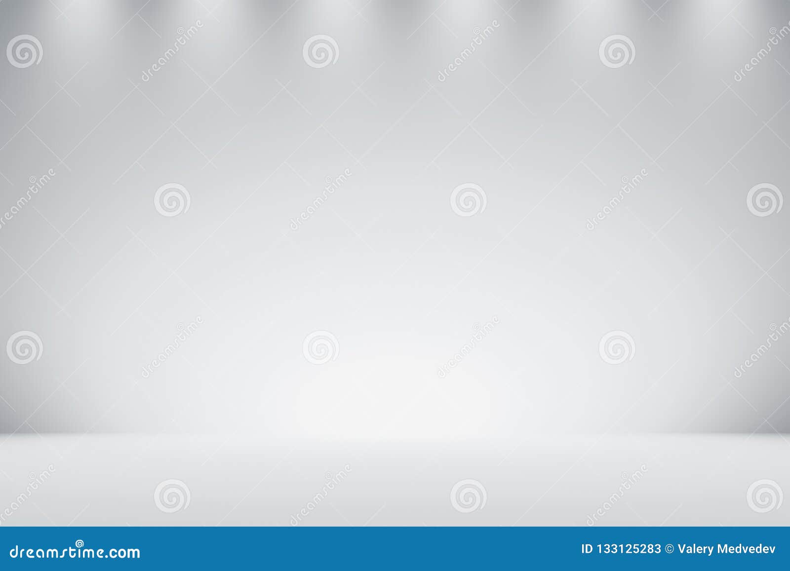 Abstract Clean White Light Studio Background with Illumination Stock ...