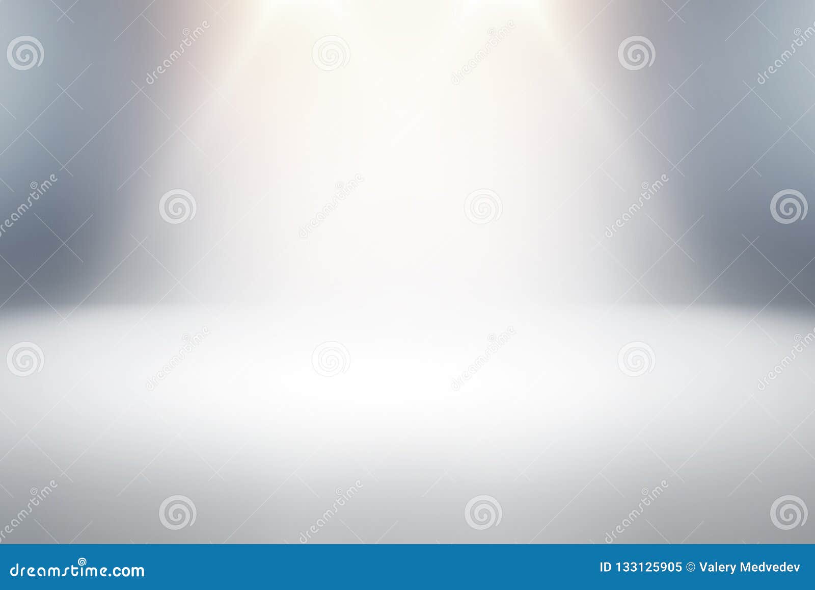 Abstract Clean White Light Studio Background with Illumination Stock ...