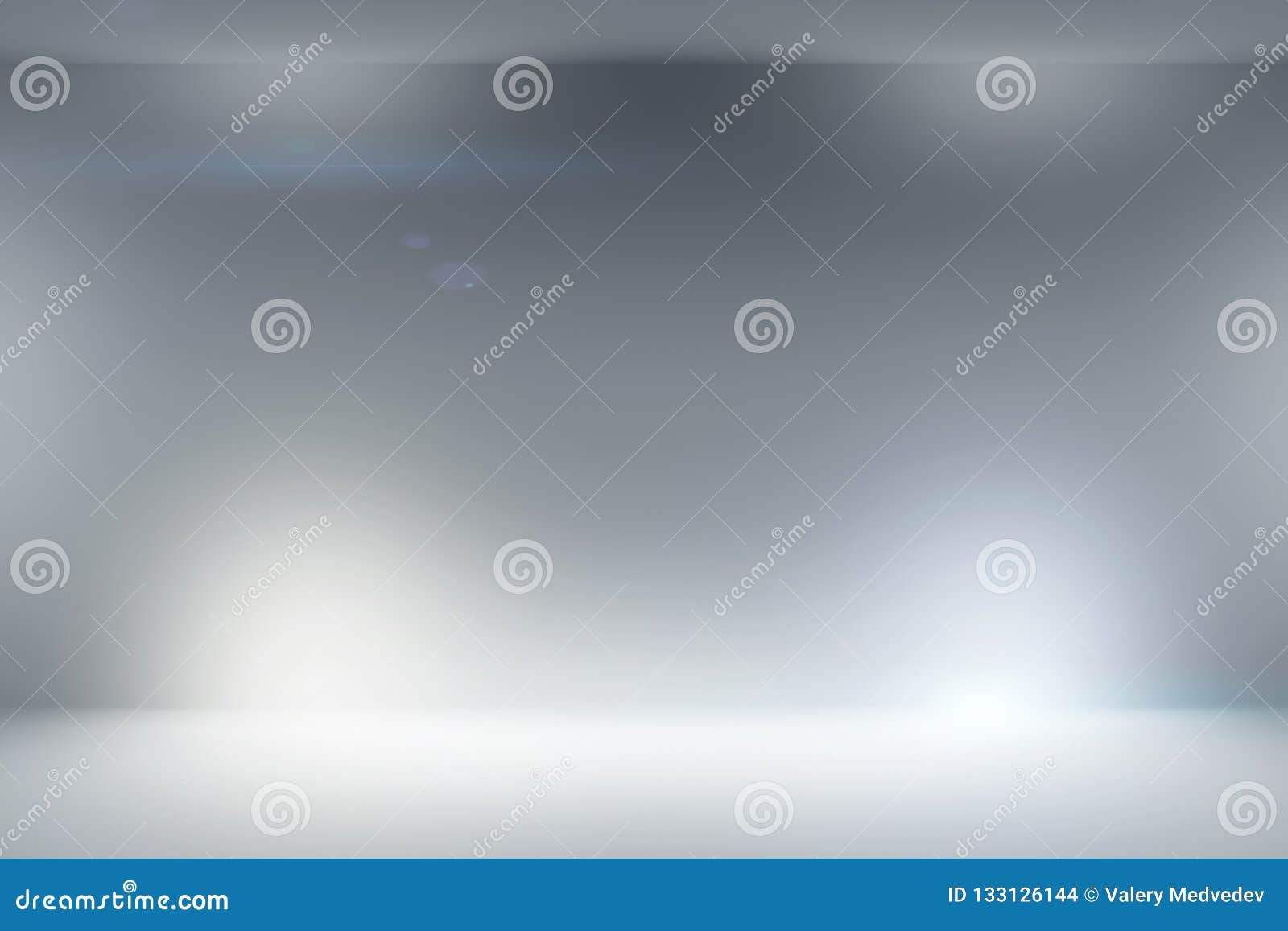 Abstract Clean White Light Studio Background with Illumination Stock ...