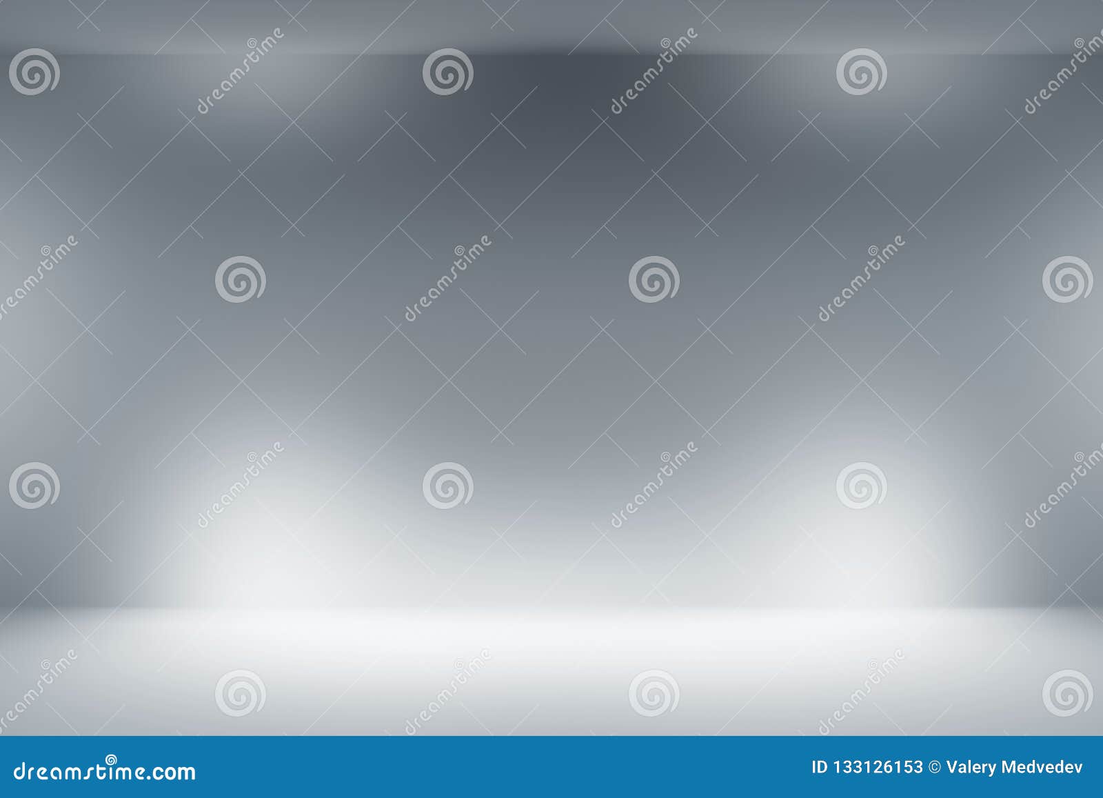 Abstract Clean White Light Studio Background with Illumination Stock ...
