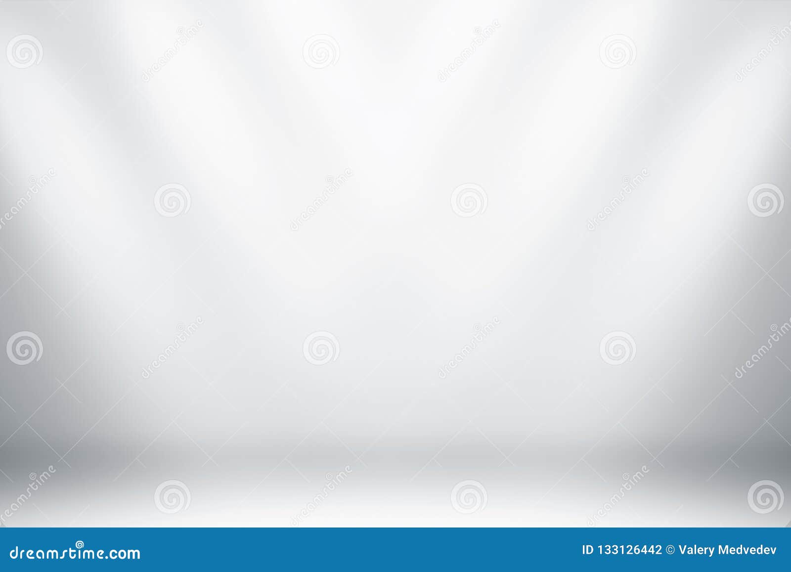 Abstract Clean White Light Studio Background with Illumination Stock ...