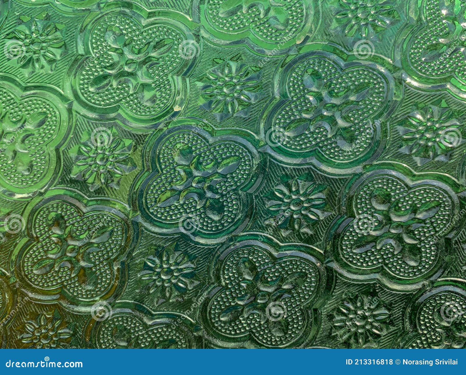Abstract Clear Green Glass Pattern Background Stock Photo - Image of ...