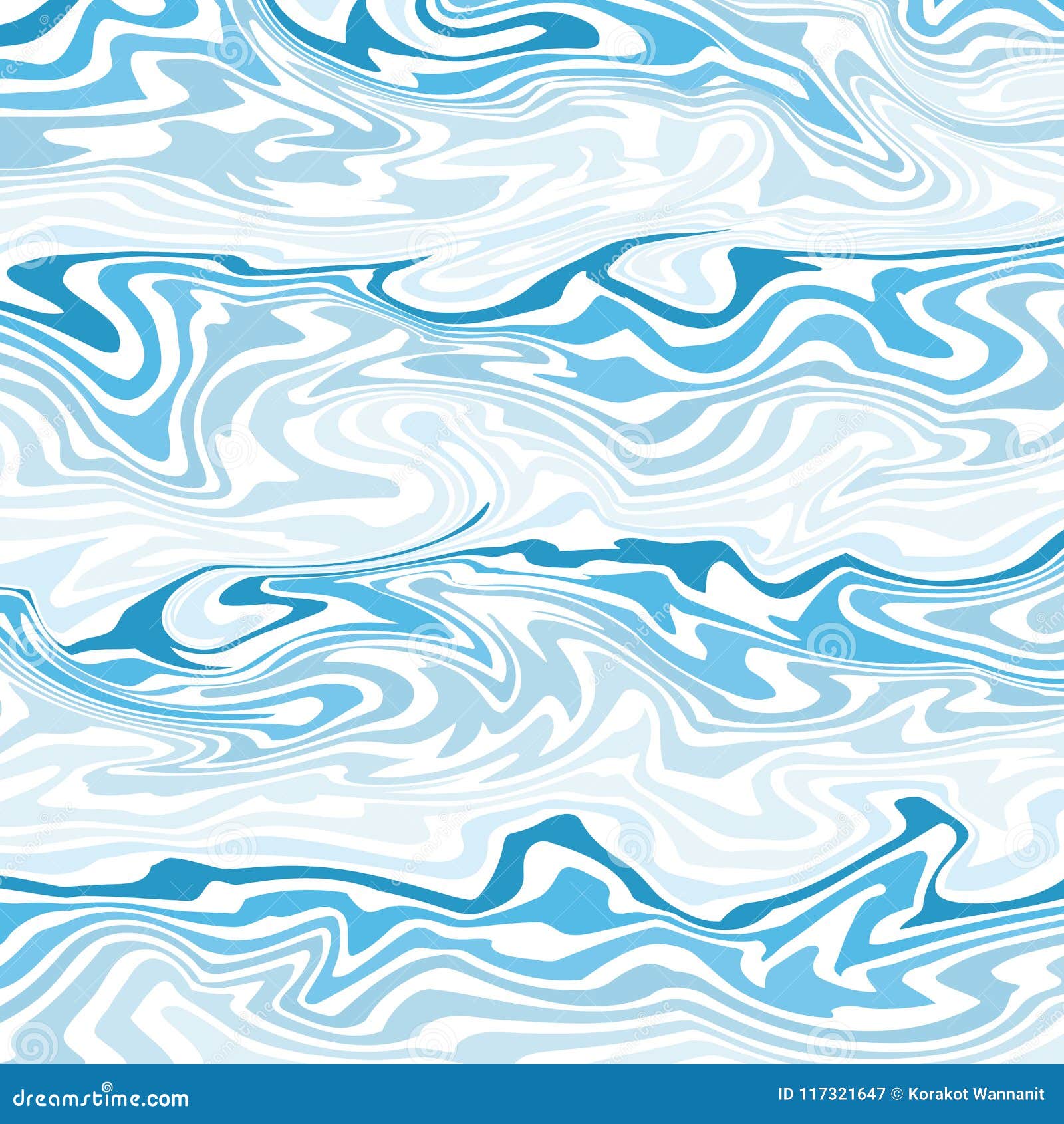 Abstract of Clear Wave Water by Marble Background. Stock Vector ...