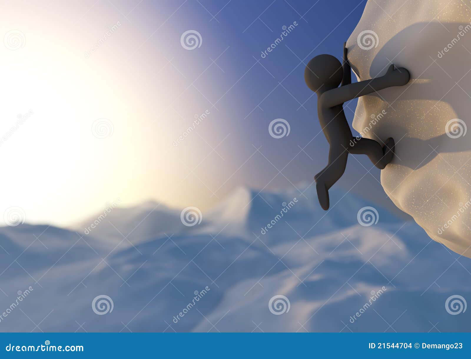 Abstract climbing stock illustration. Illustration of climber - 21544704
