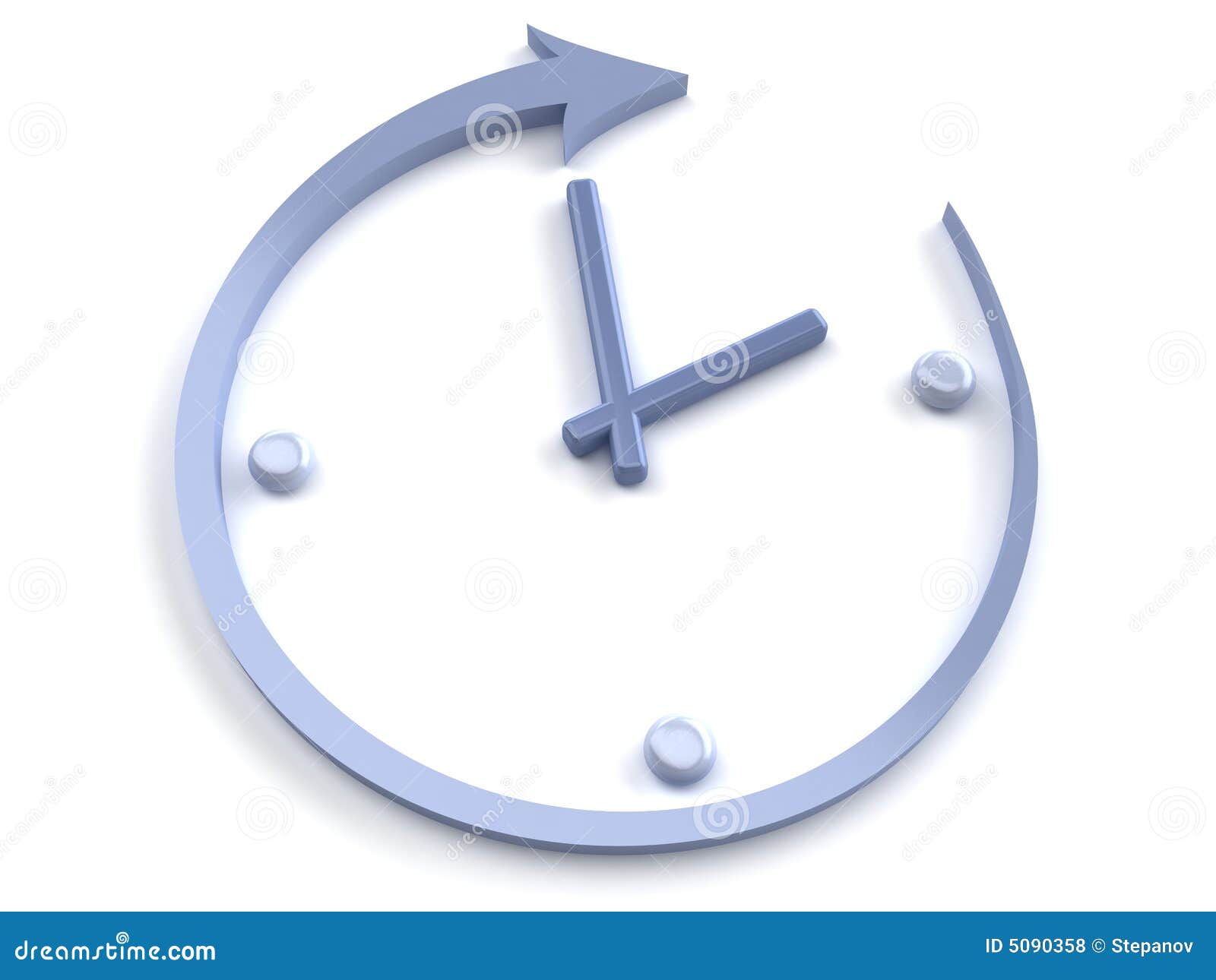 Abstract clock stock illustration. Illustration of business - 5090358