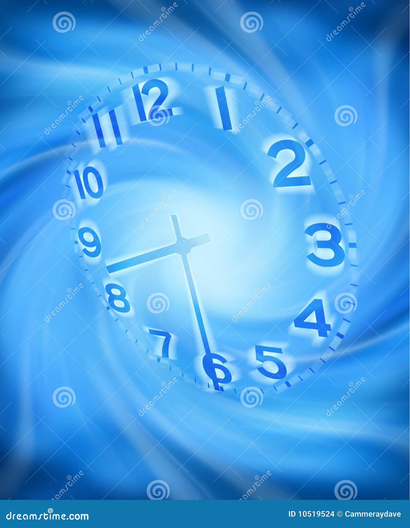 Abstract Clock Time Background Stock Illustration - Illustration of ...