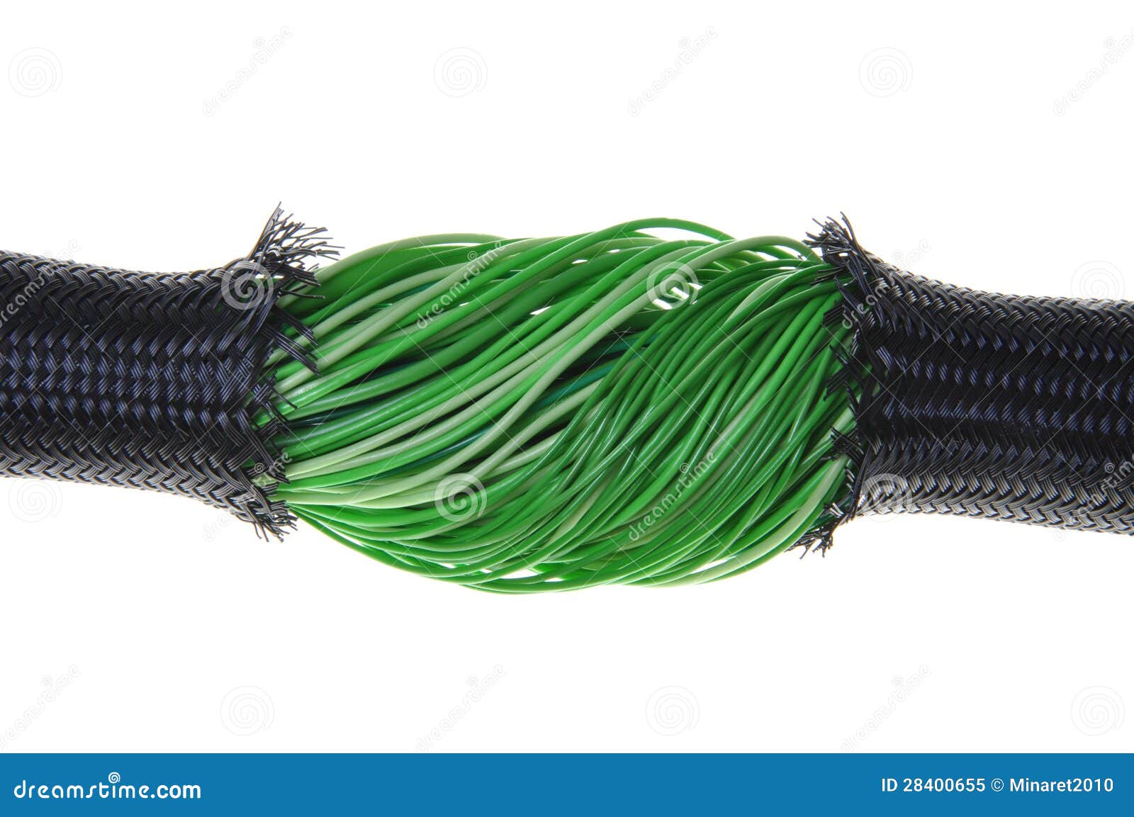 Breakage Of The Internet Cable In The Server Room Of The Data Center ...