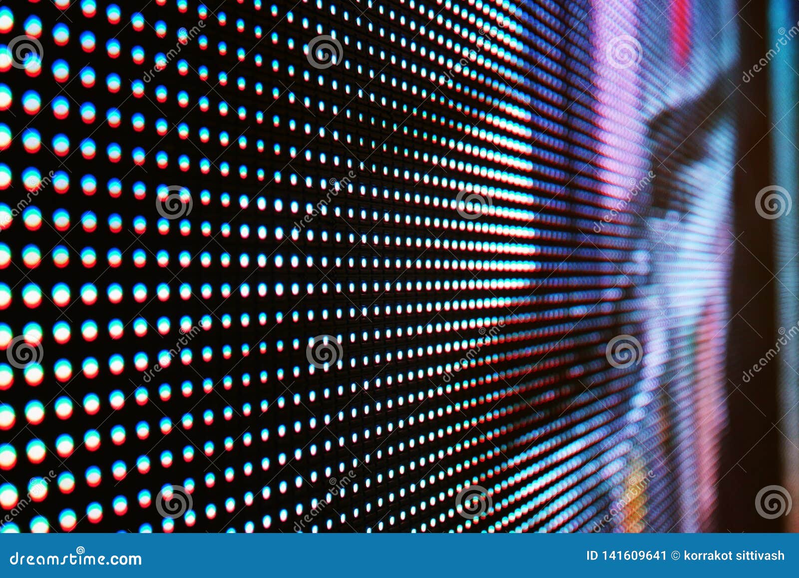 Abstract Close Up Bright Colored LED SMD Video Wall Abstract Background ...