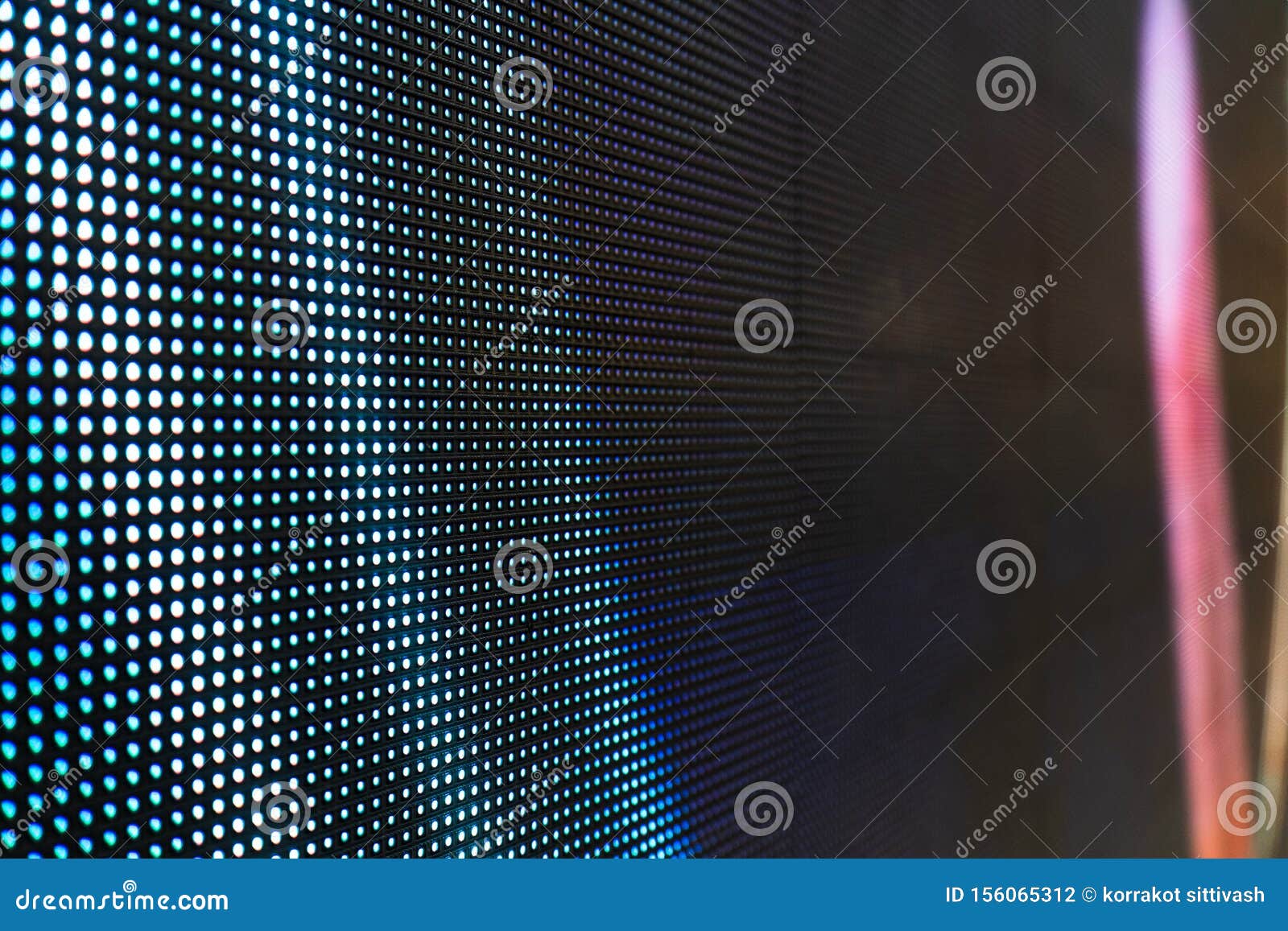 Abstract Close Up Bright Colored LED SMD Video Wall Abstract Background ...