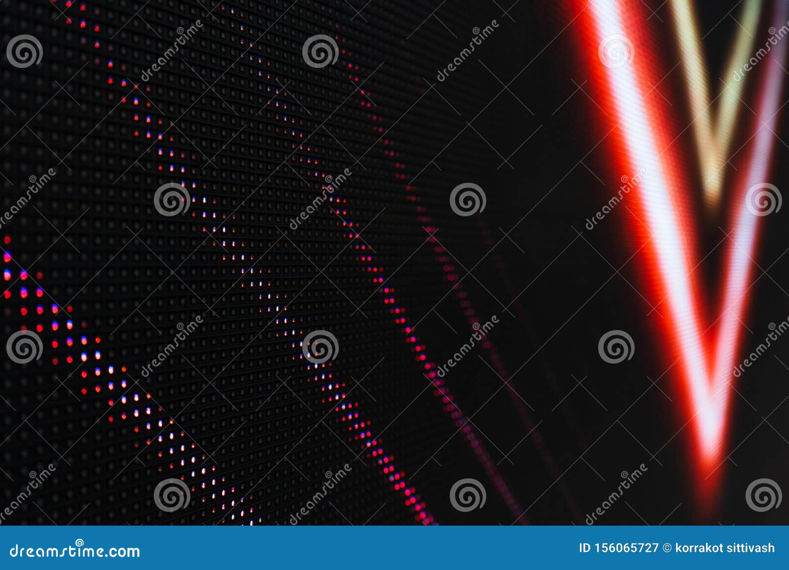 Abstract Close Up Bright Colored LED SMD Video Wall Abstract Background ...