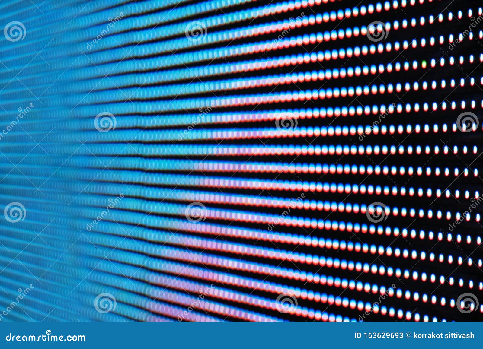 Abstract Close Up Bright Colored LED SMD Video Wall Abstract Background ...