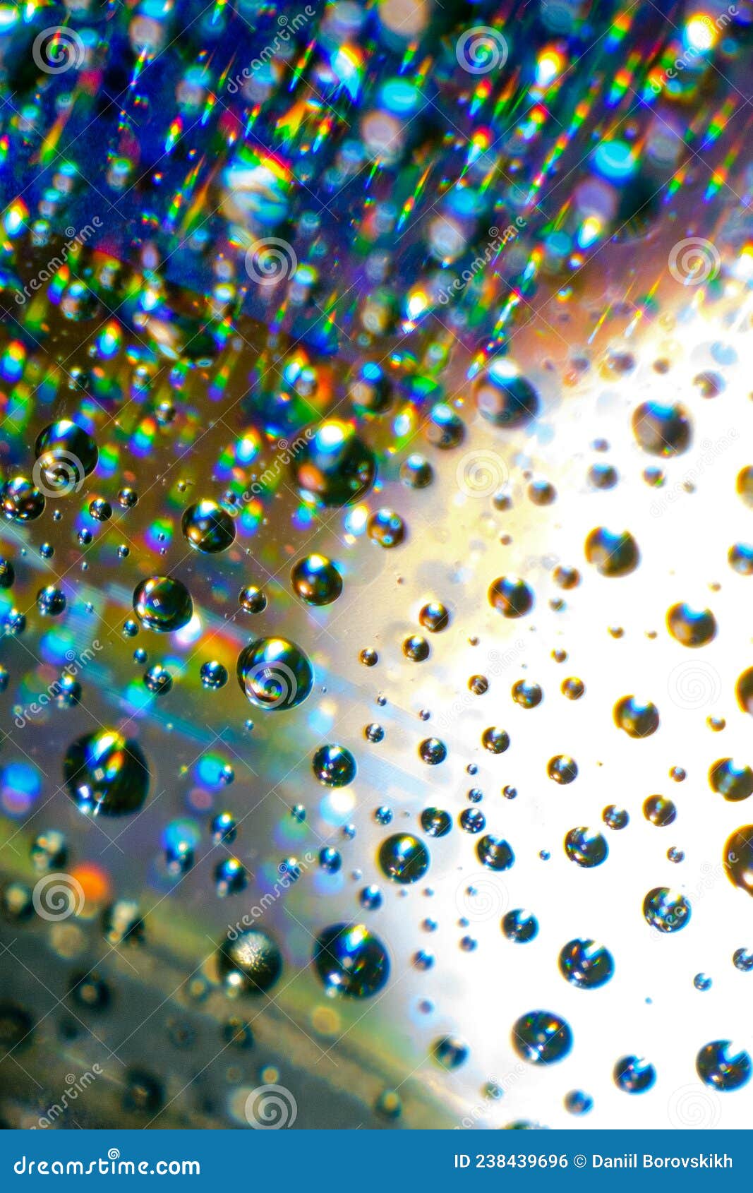 Abstract Close-up Colorful Blob Texture Background. Drop Macro ...