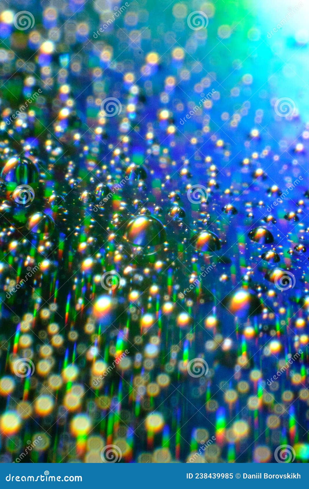 Abstract Close-up Colorful Blob Texture Background. Drop Macro ...