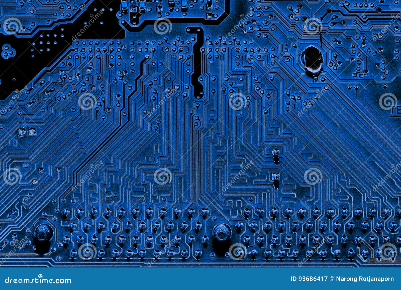 Abstract Close Up of Electronic Circuits in Technology on Mainboard ... Abstract Close Up of Electronic Circuits in Technology on Mainboard ...