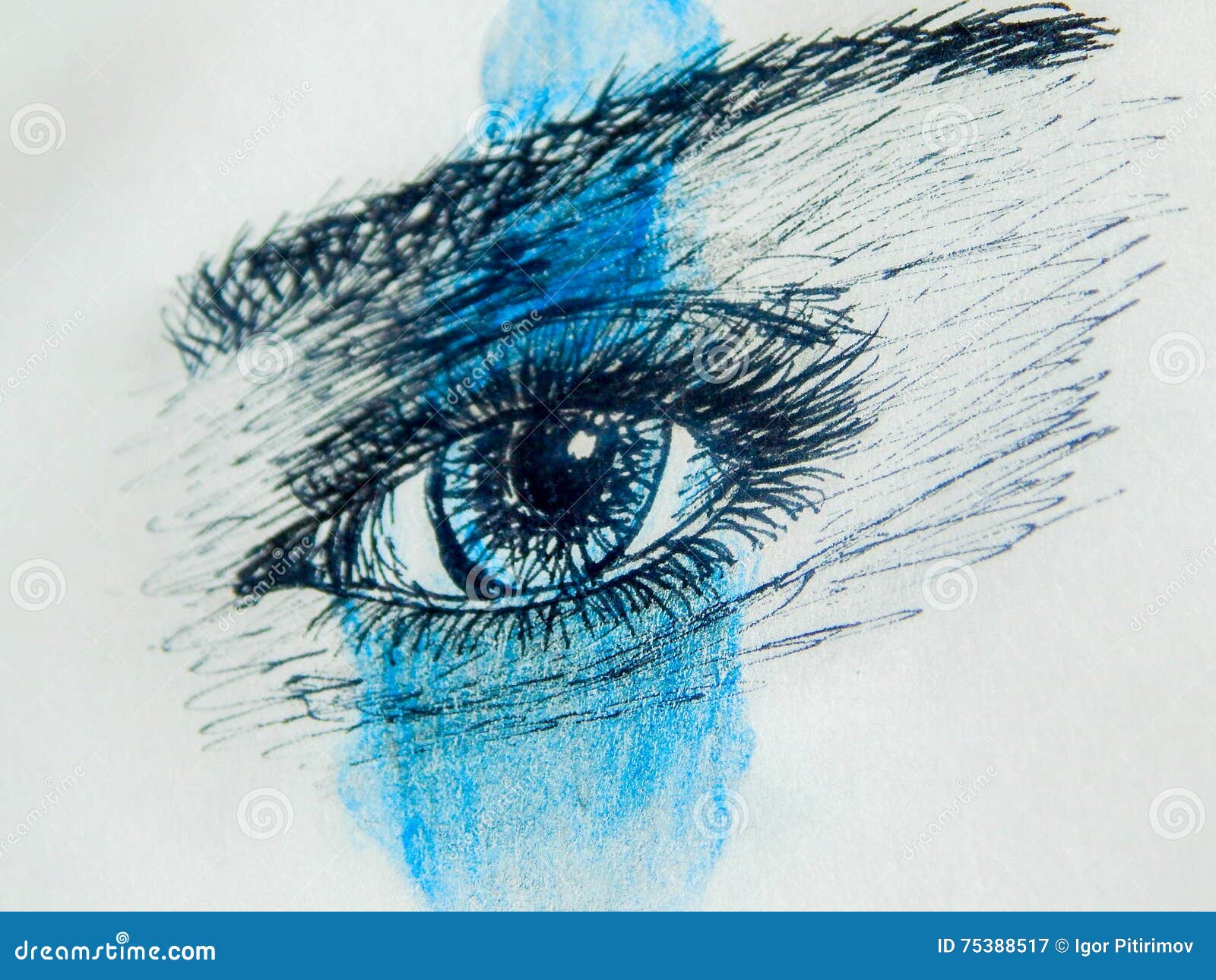 Abstract close-up eye stock image. Image of abstract - 75388517