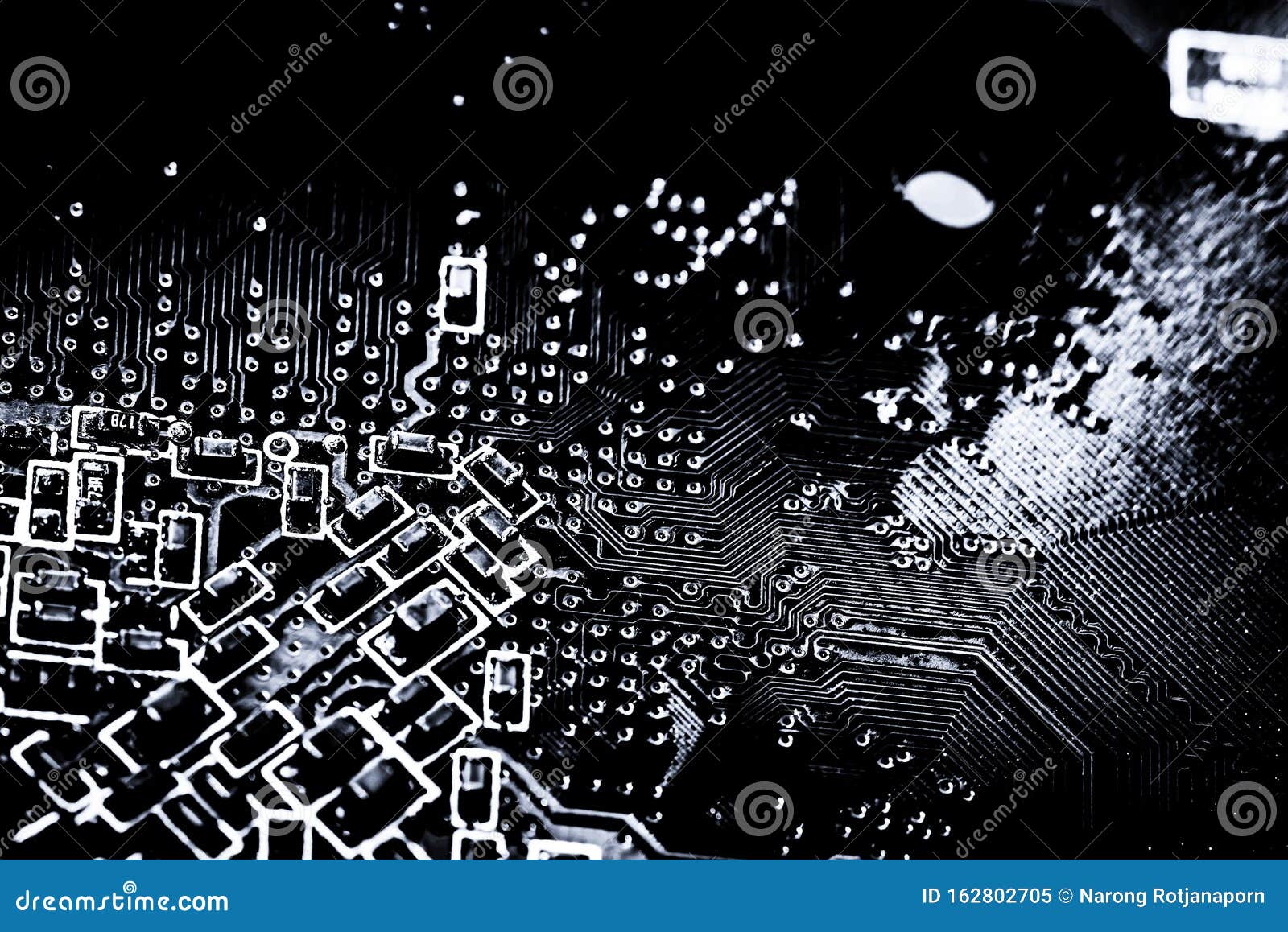 Abstract,close Up of Mainboard Electronic Computer Background Logic ...