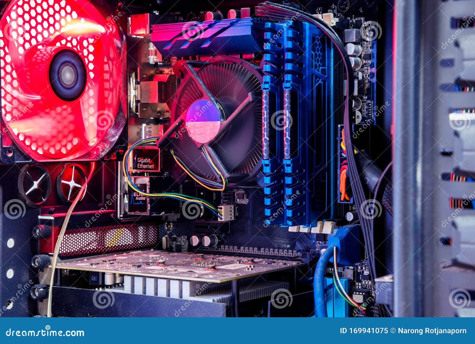 Abstract,close Up of Mainboard Electronic Computer Background. Stock ...