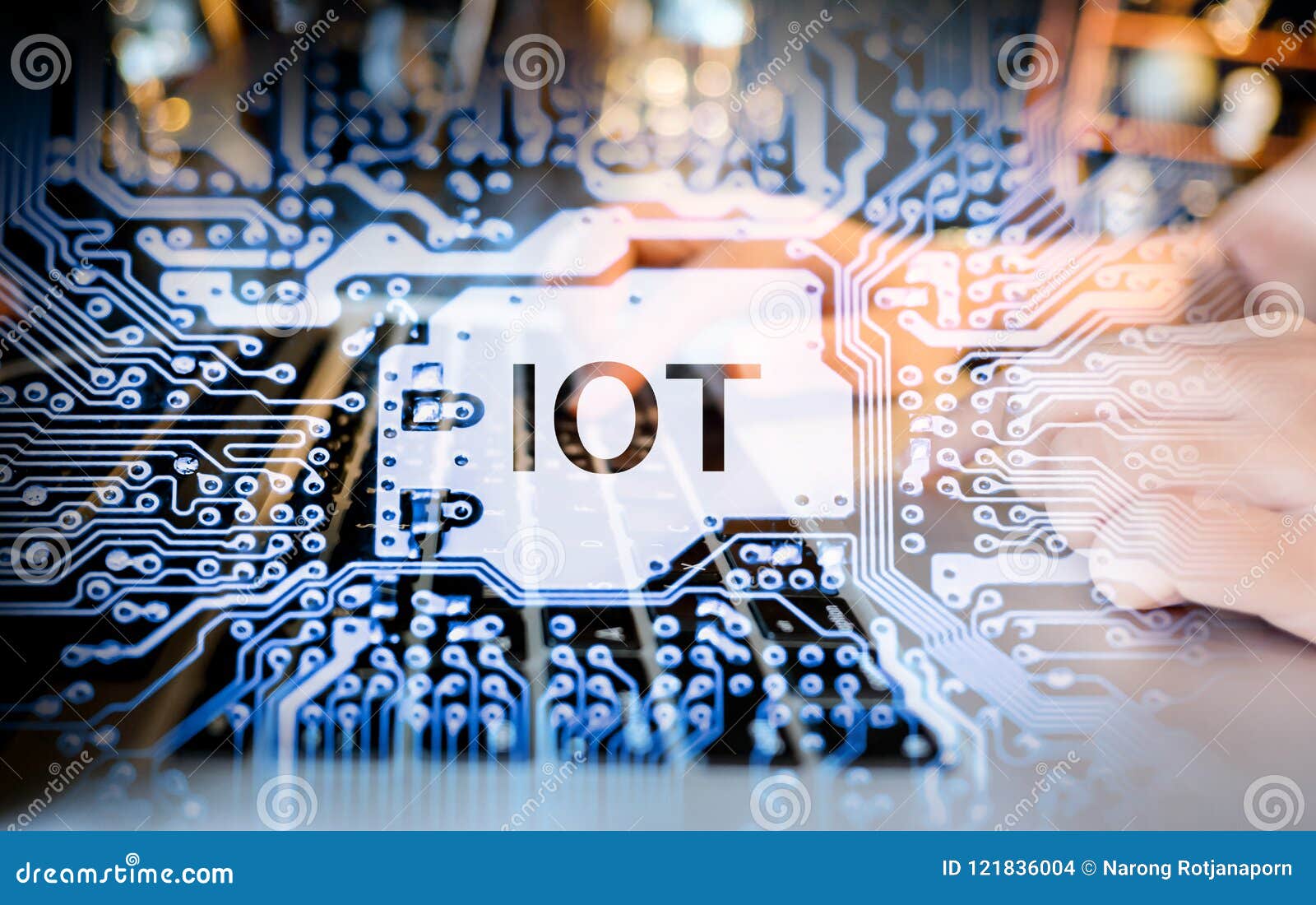 Abstract,close Up of Mainboard Electronic Computer Background. IOT ...