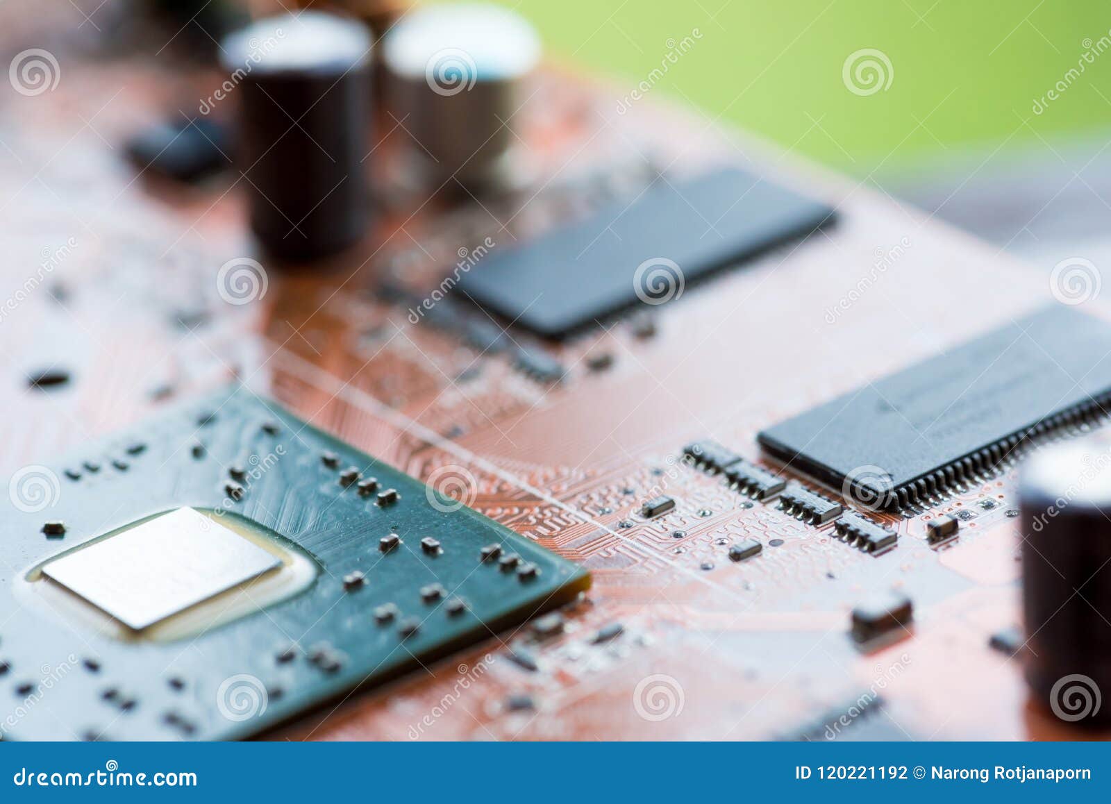 Abstract,close Up of Mainboard Electronic Computer Background. Logic ...