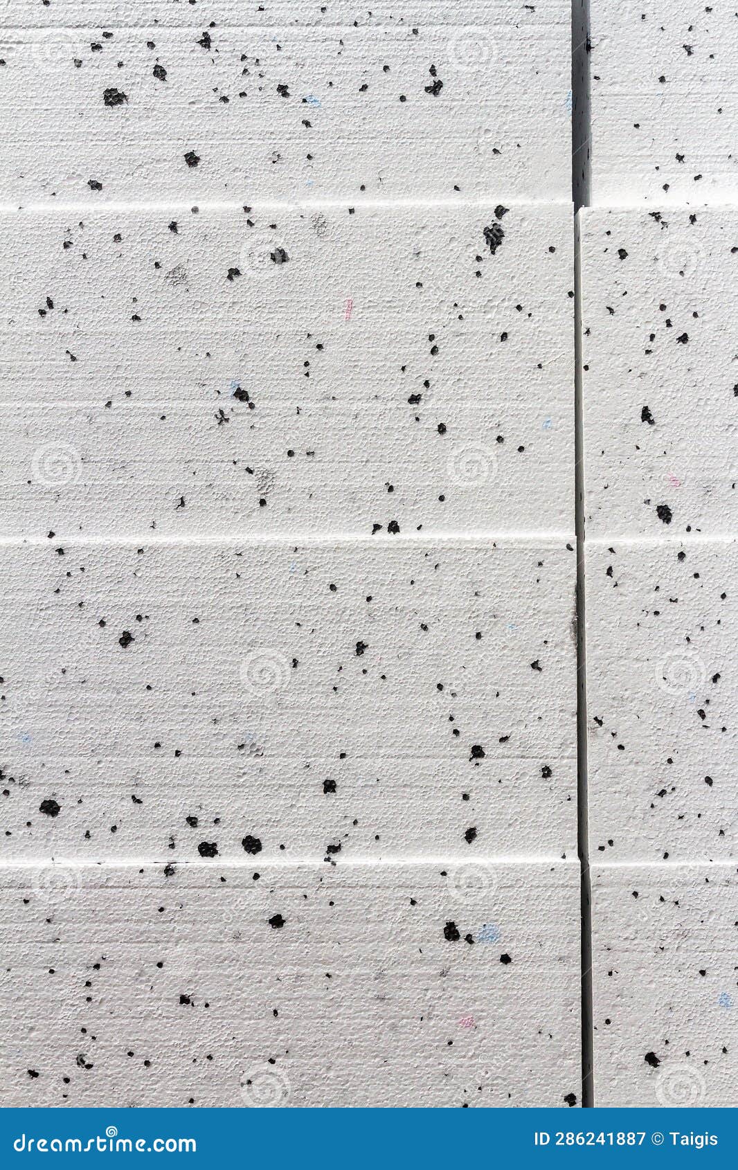 Abstract Close Up Texture Photo of Compressed White Styrofoam Blocks ...