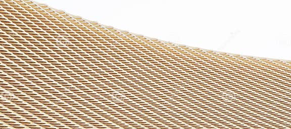Abstract Closeup of Architectural Geometric Structure with Repetitive ...