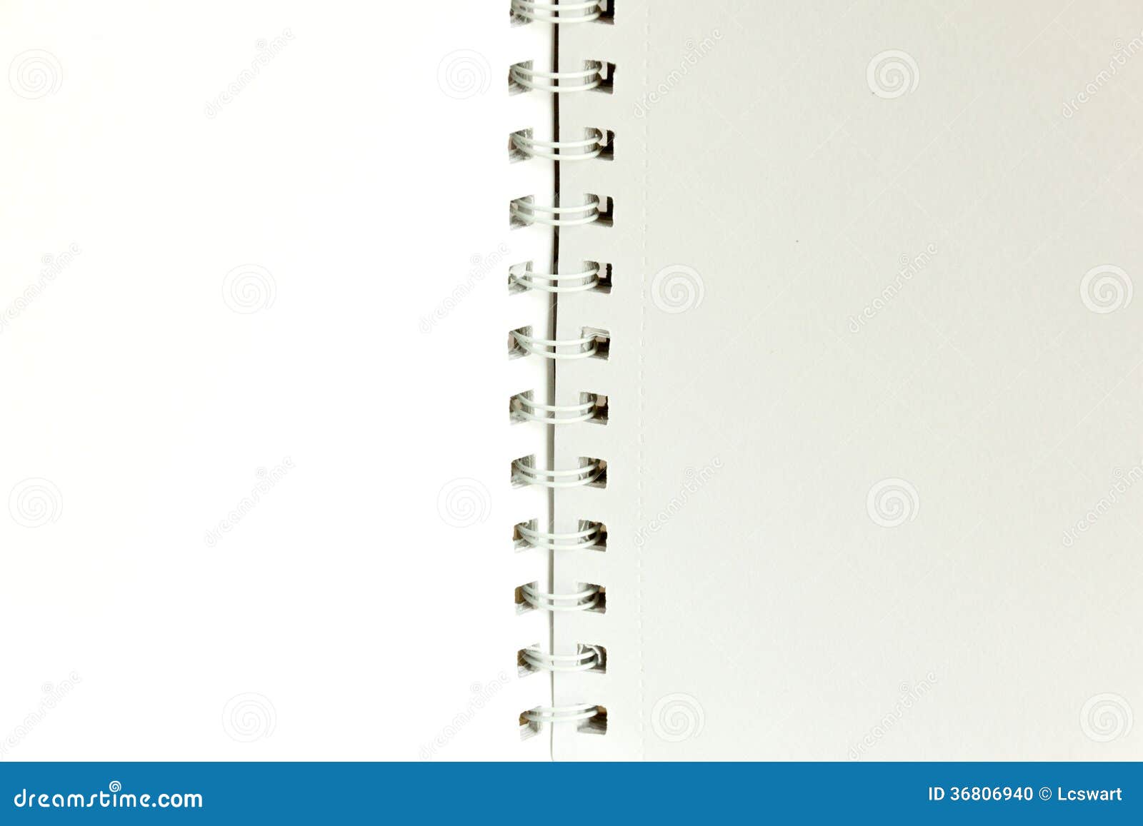 Abstract Closeup of Metal Bound Notebook Pages Stock Photo - Image of ...