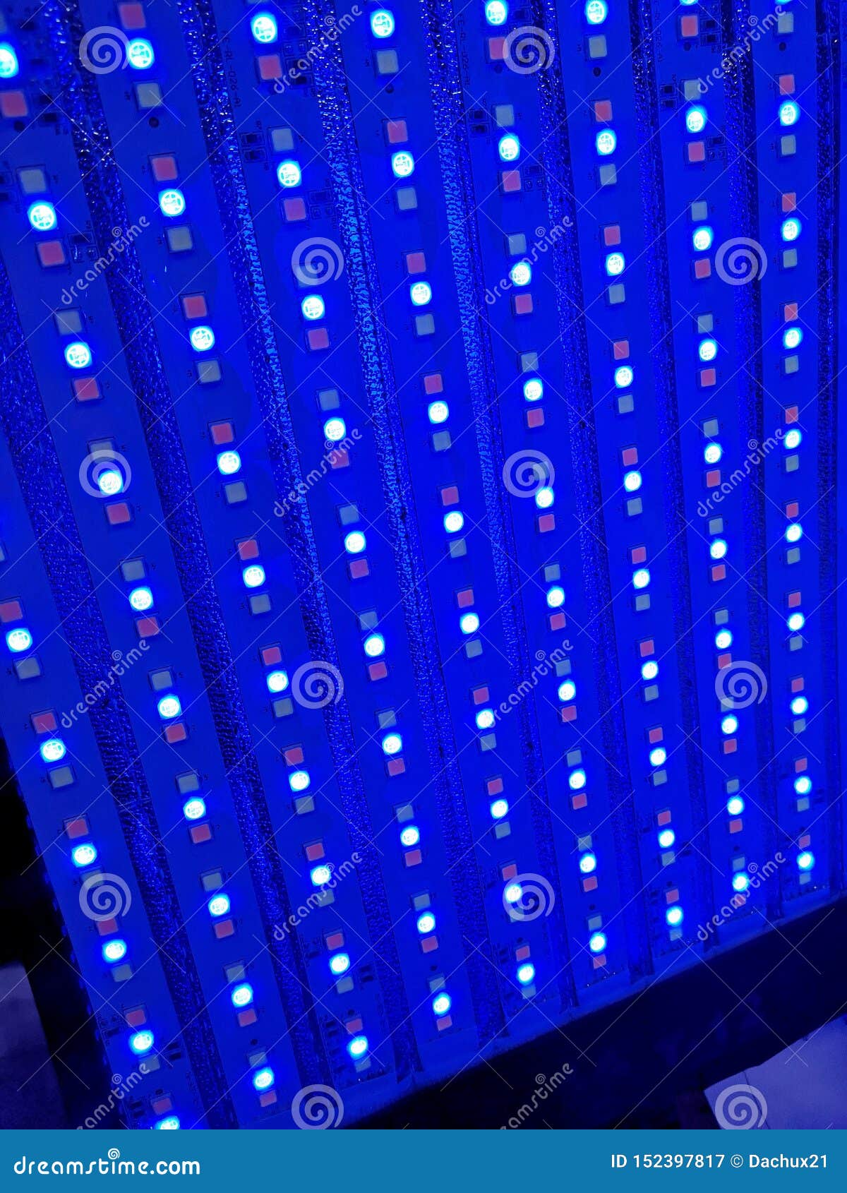 An Abstract Closeup of a RBG LED Panel for Lighting. Stock Image ...