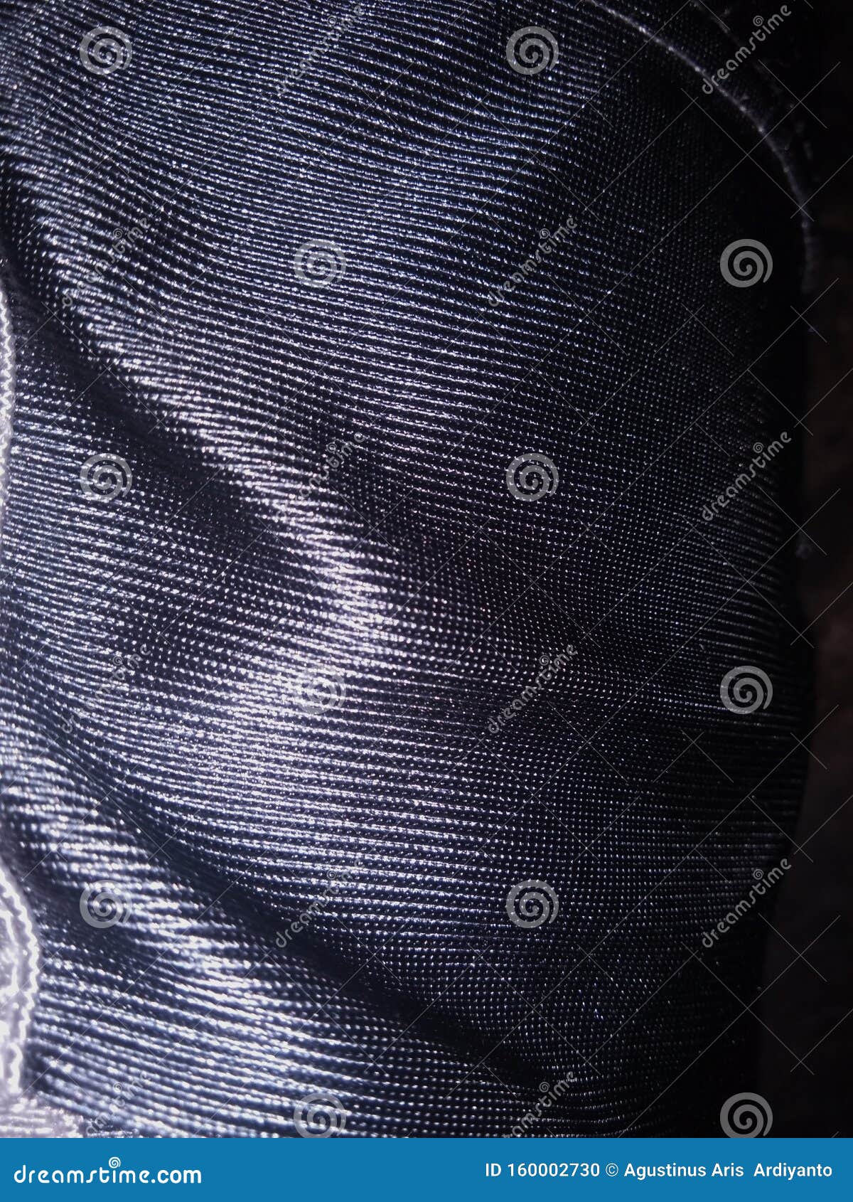 Abstract Closeup of Wavy Blue Cloth Texture Stock Photo - Image of ...