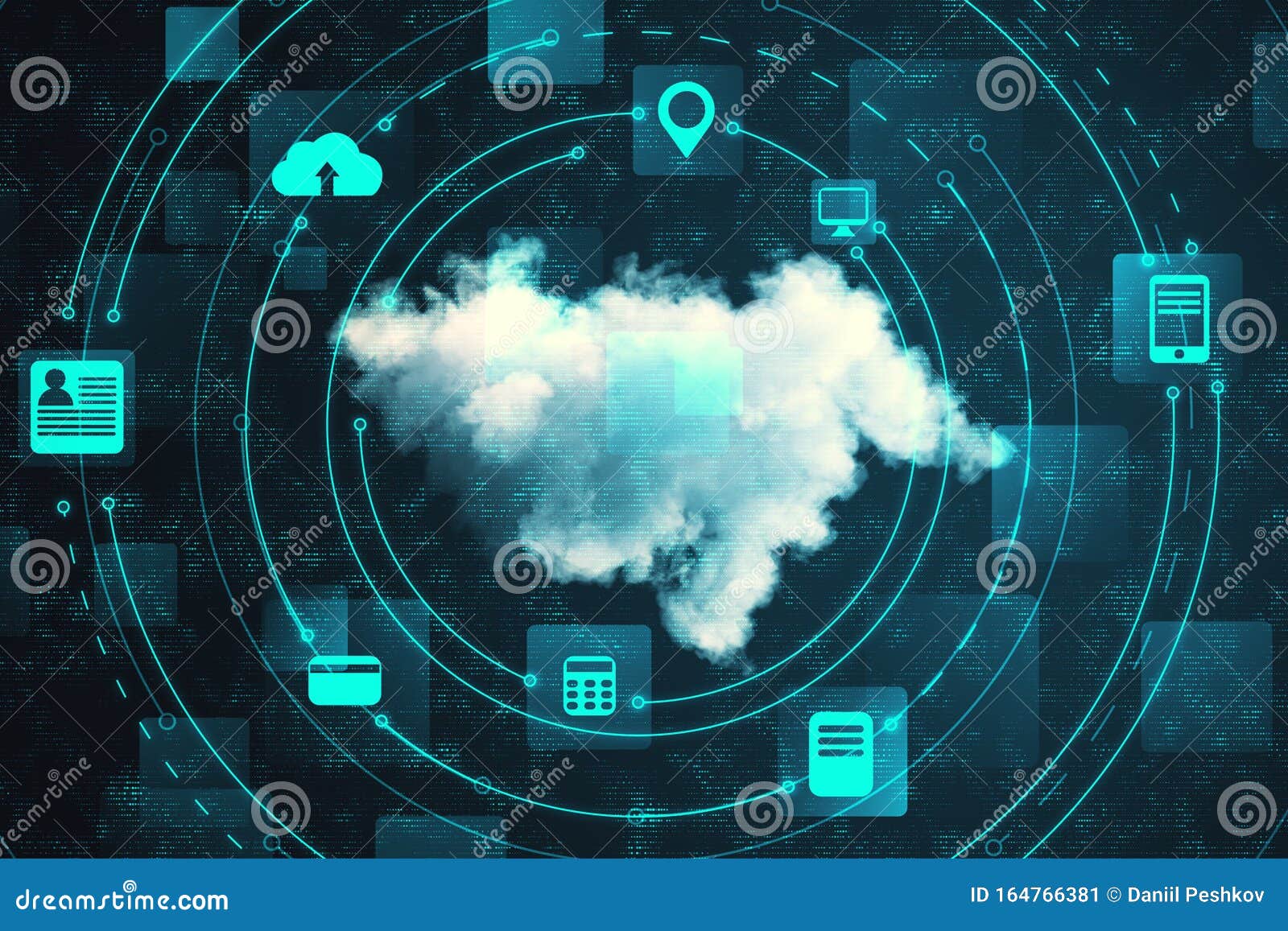 Abstract Cloud Computing Diagram Stock Illustration - Illustration of ... Abstract Cloud Computing Diagram Stock Illustration - Illustration of ...