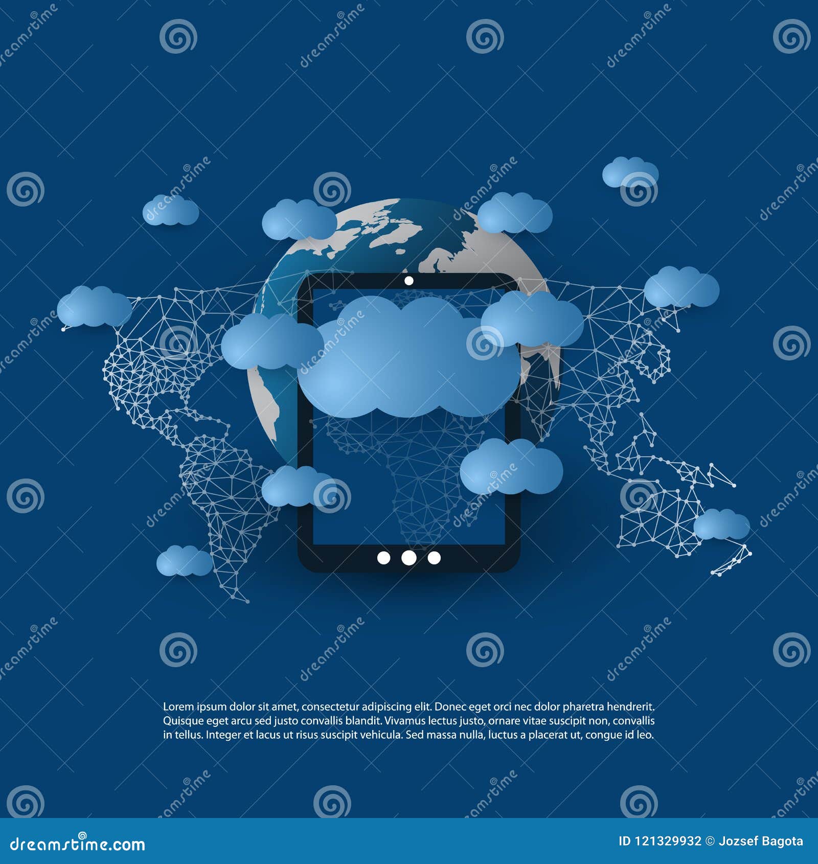 Abstract Cloud Computing and Global Network Connections Concept Design ... Abstract Cloud Computing and Global Network Connections Concept Design ...