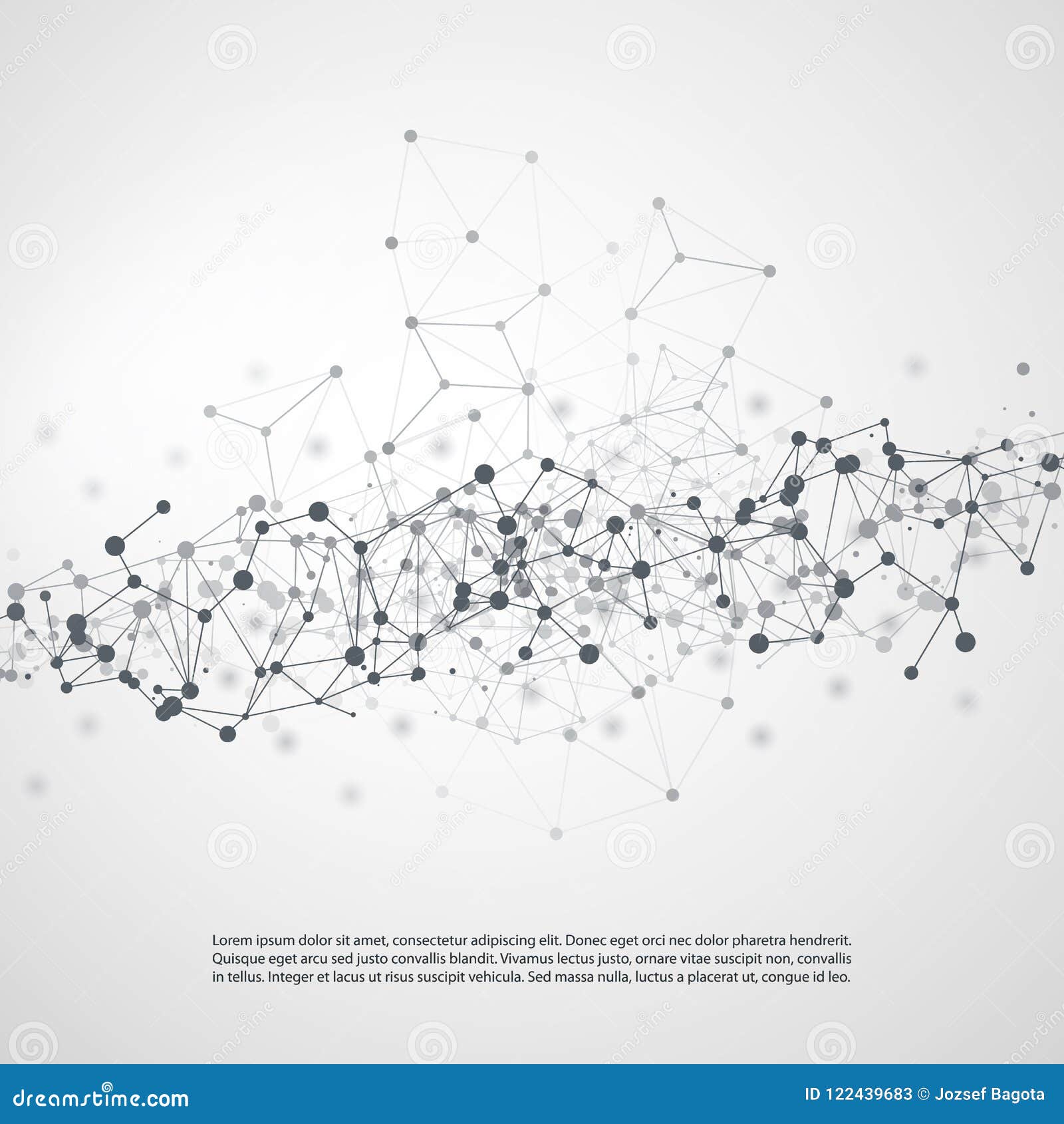 Abstract Cloud Computing and Global Network Connections Concept Design ...