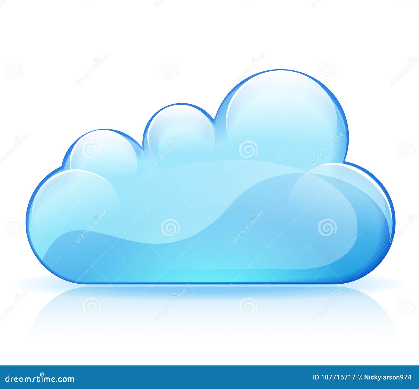 Abstract cloud design stock vector. Illustration of style - 107715717