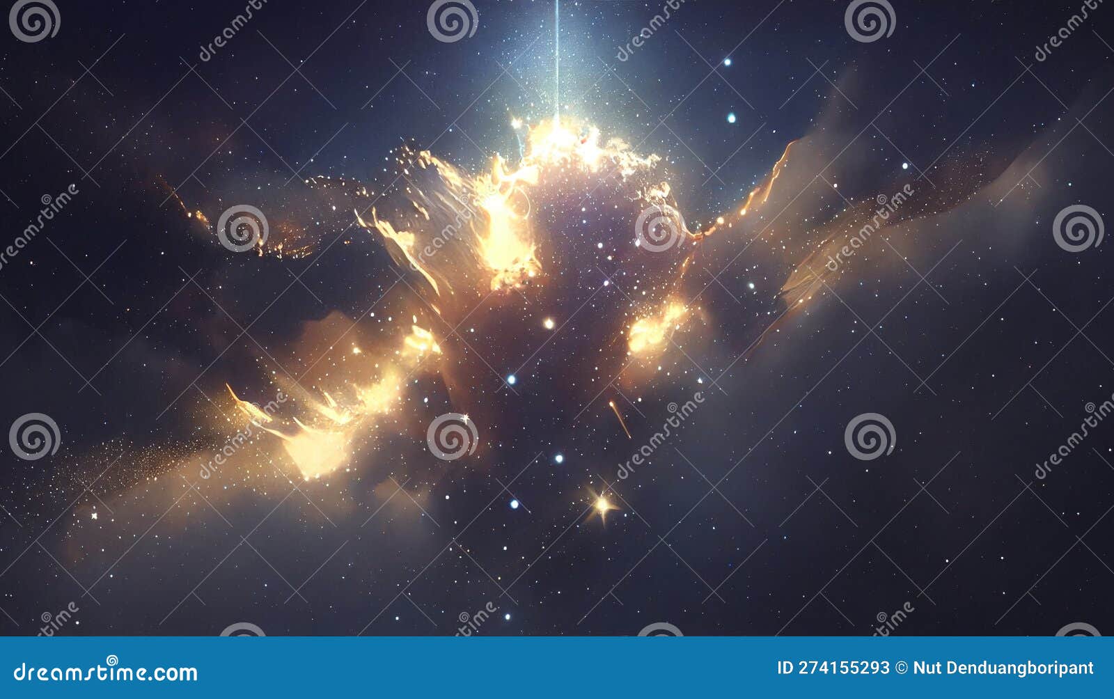 Generative AI, Starry Night Dreams: an Abstract Celestial Formation of ...