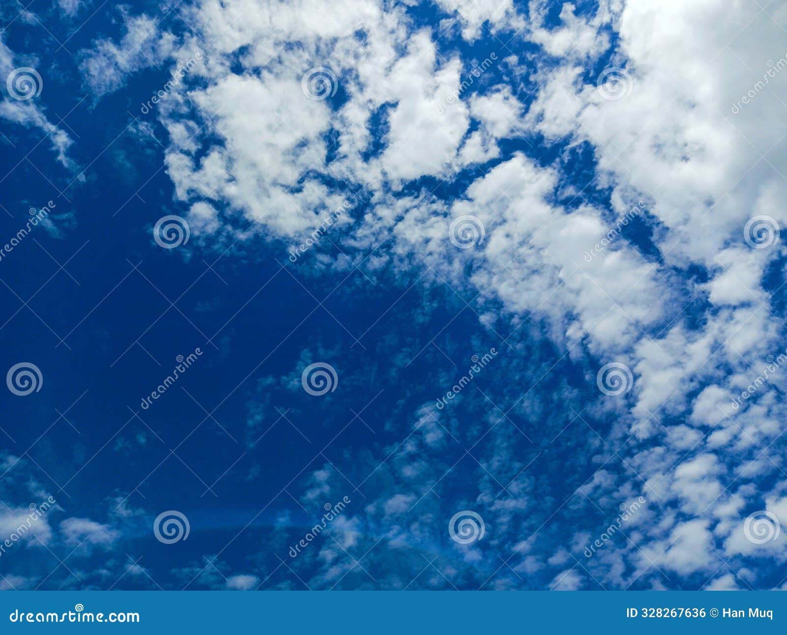 Abstract Cloud Patterns in Clean Day Beautiful Sky Background Stock ...