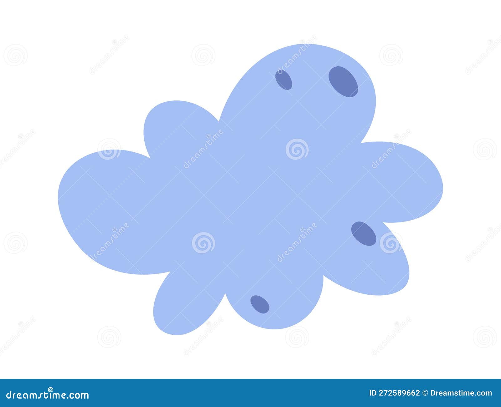 Abstract Cloud Shape Design Element Stock Vector - Illustration of ...
