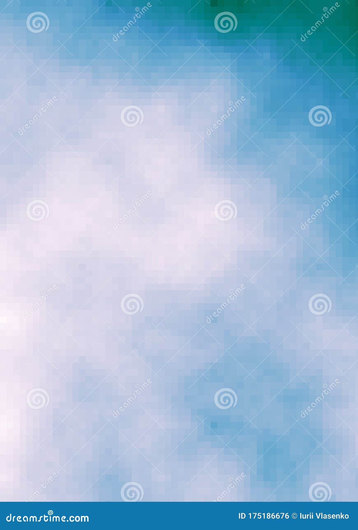 Abstract Cloud of Square Pixelart Algorithmic Generative Art Background Illustration Stock ...