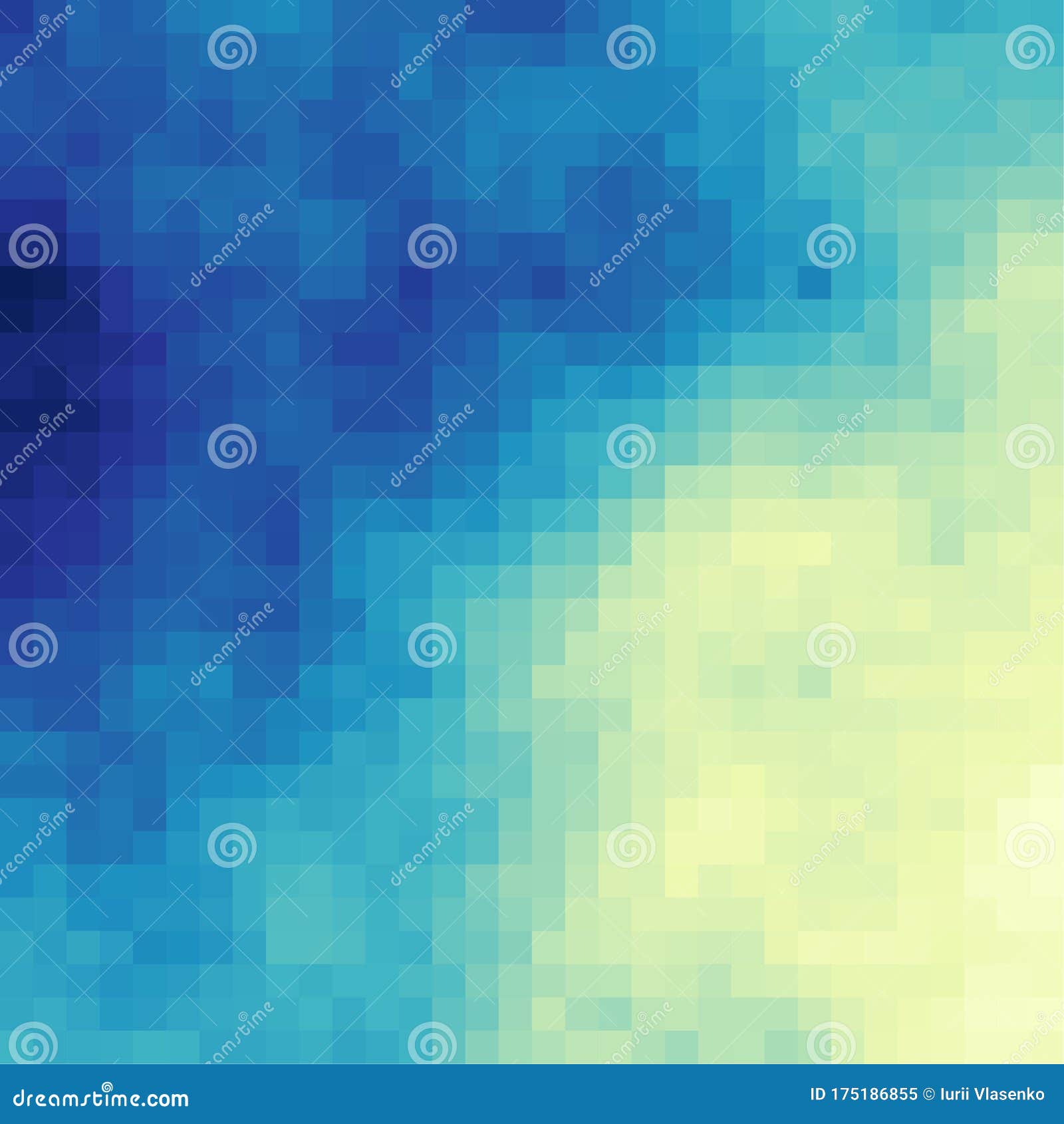 Abstract Cloud of Square Pixelart Algorithmic Generative Art Background ...