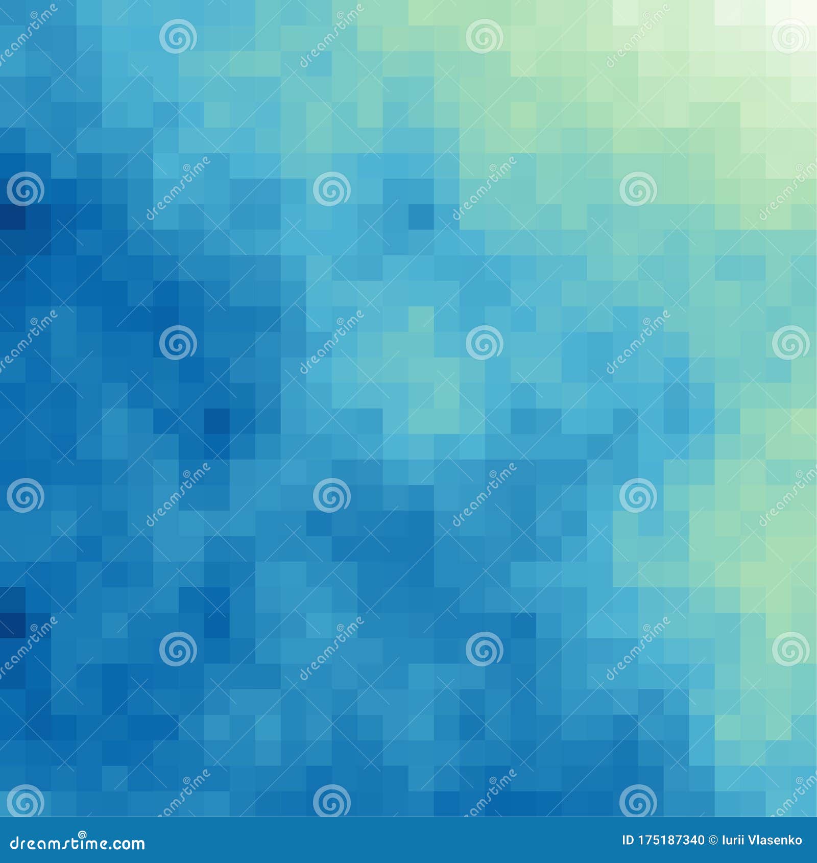Abstract Cloud of Square Pixelart Algorithmic Generative Art Background ...