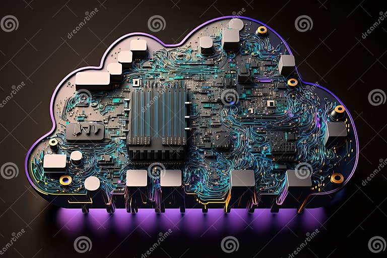 Abstract Cloud Storage Computing, Advanced Artificial Intelligence ...