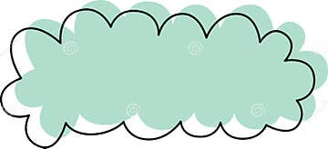Abstract Cloud Text Box stock vector. Illustration of communication ...