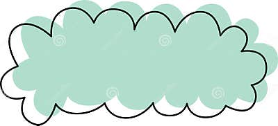 Abstract Cloud Text Box stock vector. Illustration of communication ...