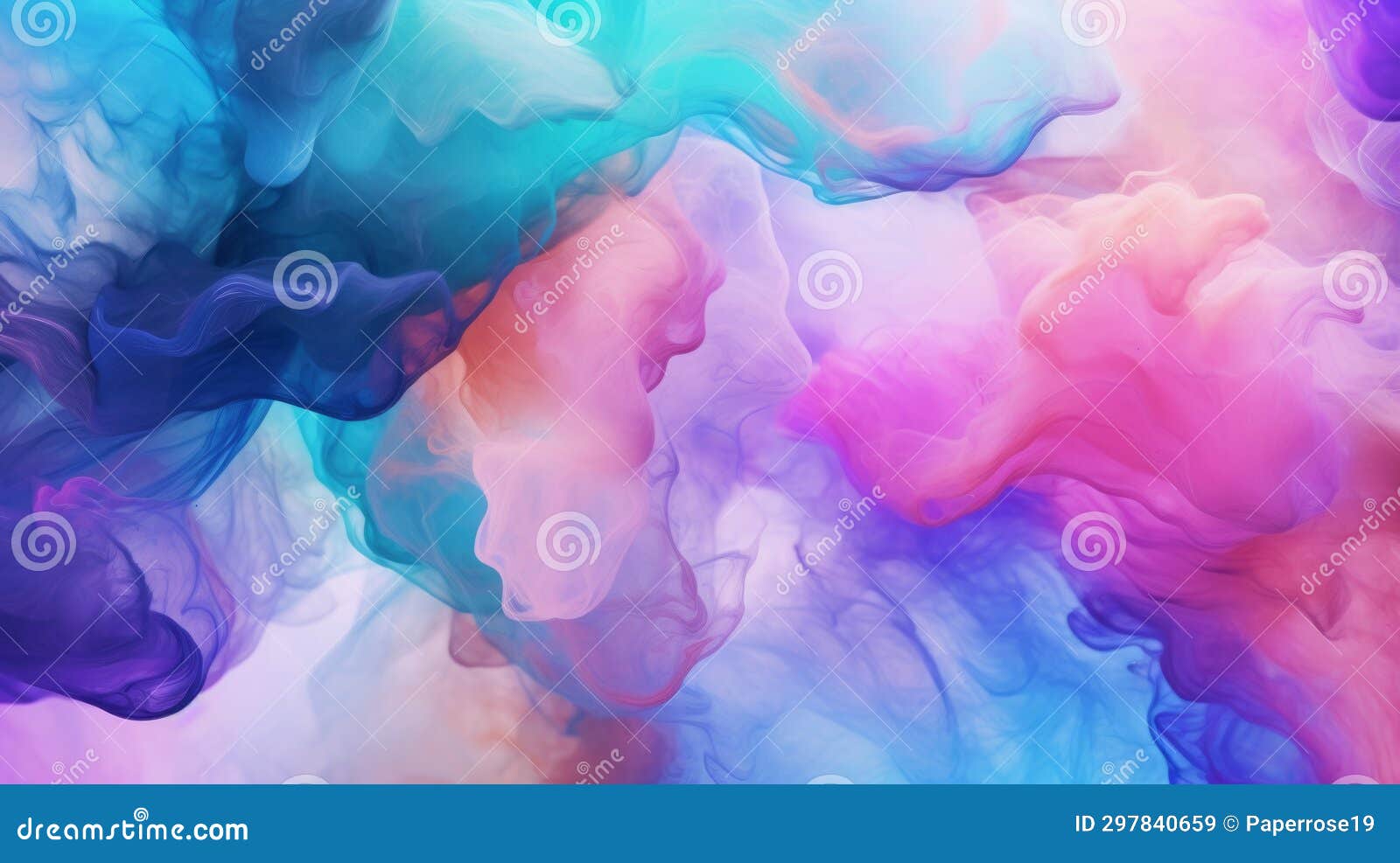 Abstract Clouds. Modern Futuristic Pattern Marble Translucent Colors ...